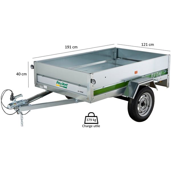 Remorque Feu Vert BJ1.90 - Feu Vert